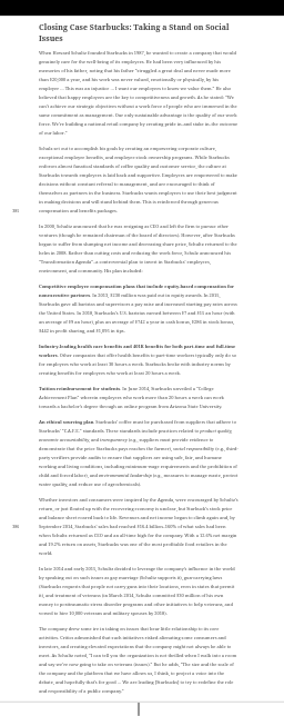 Solved Please provide a short: 1.) ﻿Summary of the case 2.) | Chegg.com