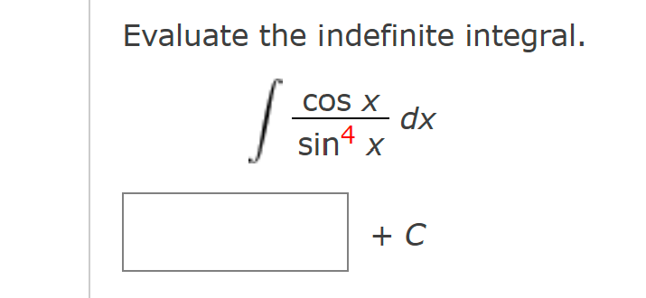 Solved Evaluate the indefinite integral. | Chegg.com