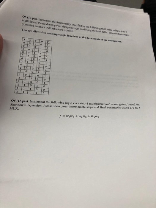 Solved 05 (10 pts). Implement the functionality specified by | Chegg.com