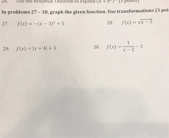 Solved Use the Binomial Theorem to expand (a + b ) In | Chegg.com