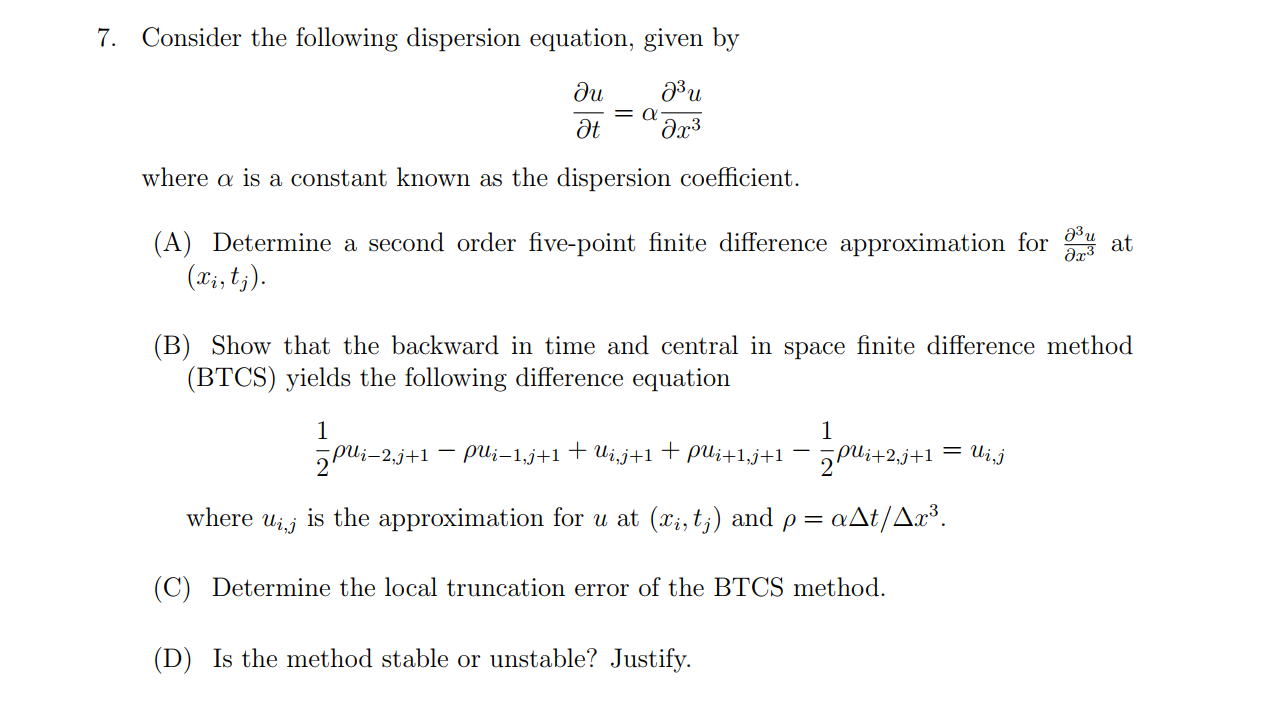 This is a Numerical Analysis question. Please give me | Chegg.com