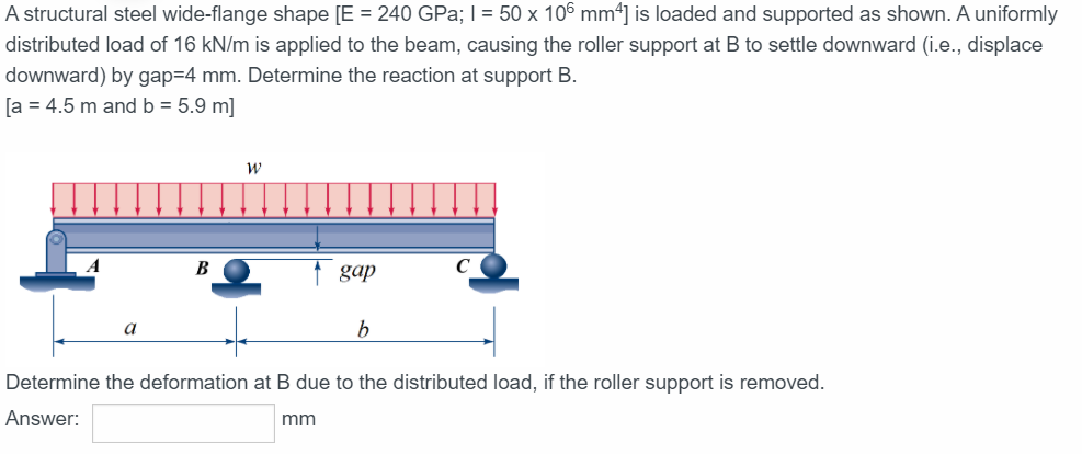 Solved A structural steel wide-flange shape [E = 240 GPa; 1 | Chegg.com