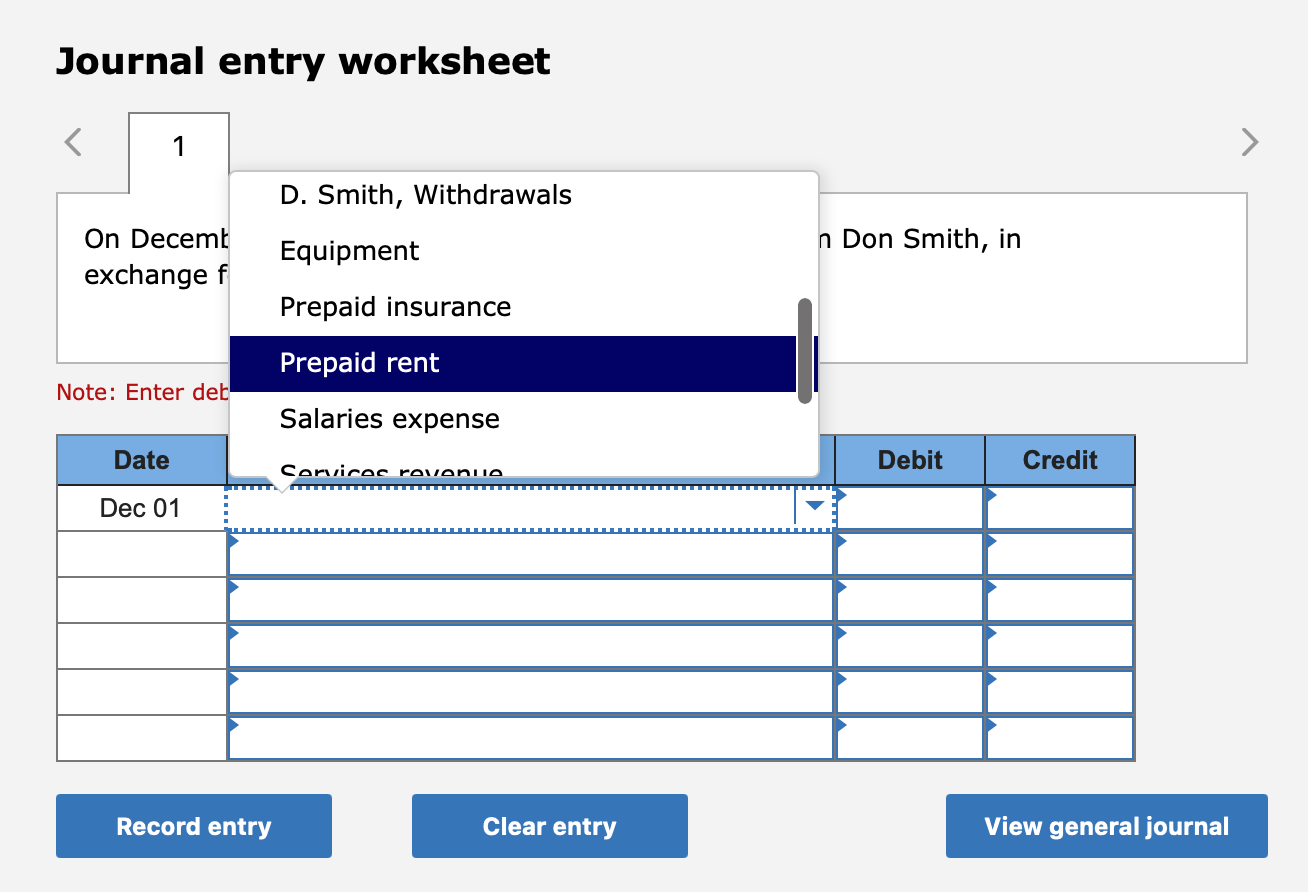 Solved Journal entry worksheet 1 Salaries expense n | Chegg.com