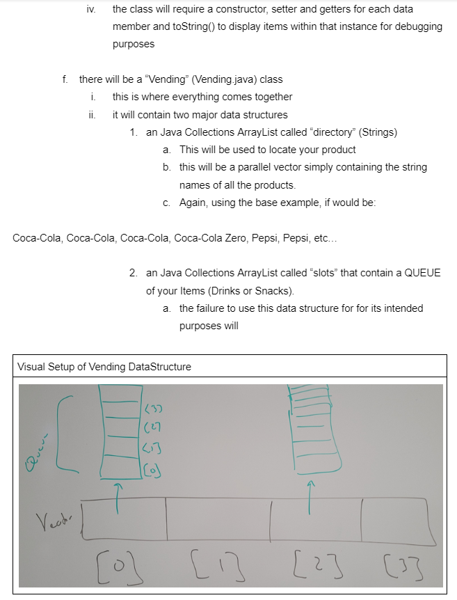 Solved Vending Machine Objectives: 1. Use the various | Chegg.com