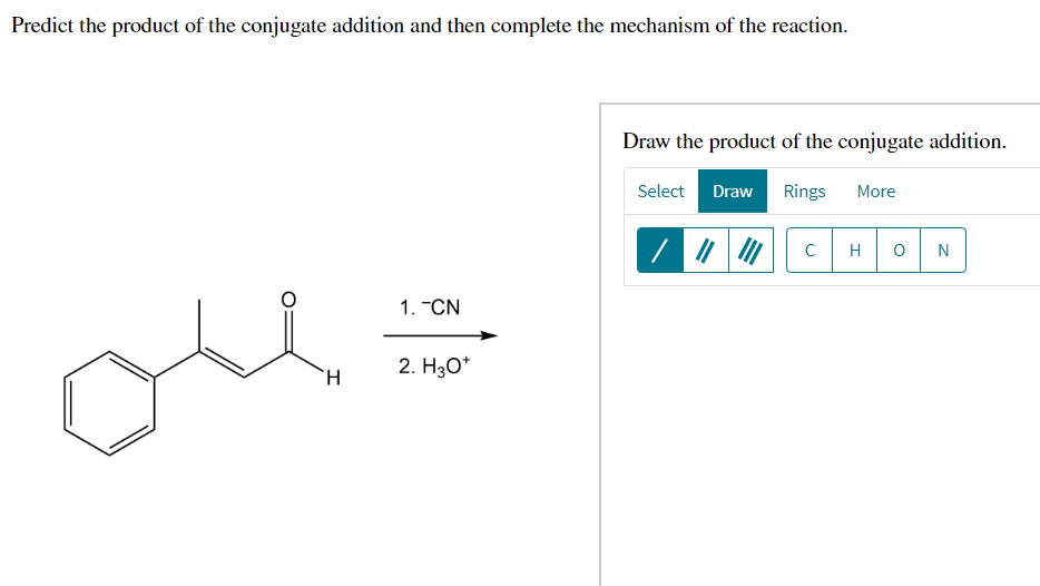Solved Predict the product of the conjugate addition and | Chegg.com