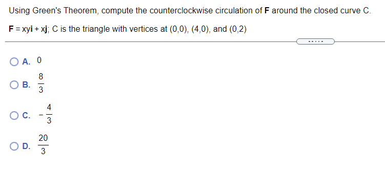 Solved Using Green's Theorem, compute the counterclockwise | Chegg.com