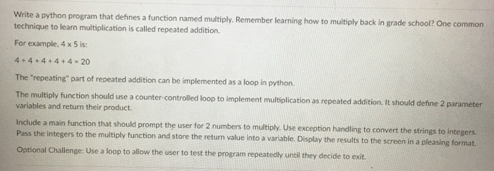 Solved Write a python program that defines a function named | Chegg.com