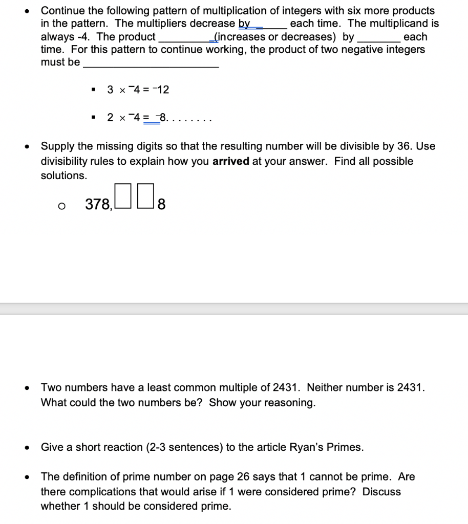 Solved Continue the following pattern of multiplication of | Chegg.com