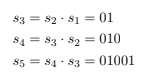 Solved Q) A bitstring fractal defines a sequence of | Chegg.com