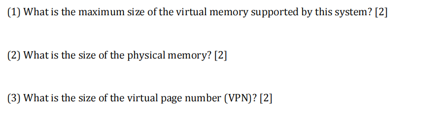 Solved 6. Let us assume that memory subsystem is configured | Chegg.com