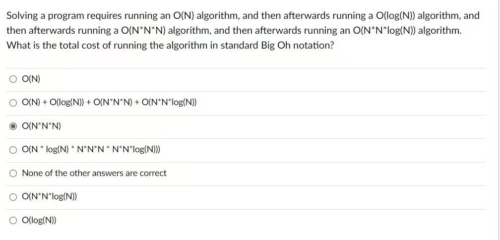 Solved Solving A Program Requires Running An On Algorithm 6152