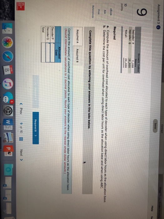Solved Exercise 5-7A Comparing an ABC system with a | Chegg.com