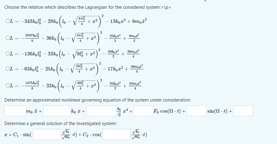Solved Dynamics of nonlinear systems Perform linearization | Chegg.com