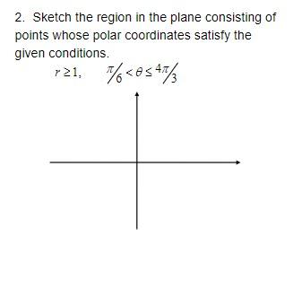 Solved Sketch the region in the plane consisting of | Chegg.com