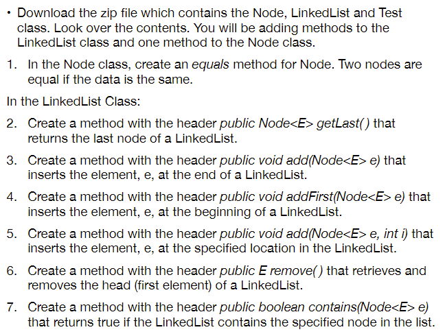 - Download the zip file which contains the Node, | Chegg.com
