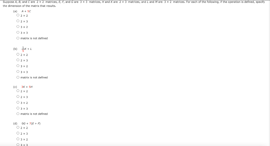 Solved Suppose A, B, and Care 2 x 2 matrices, E, F, and Gare | Chegg.com