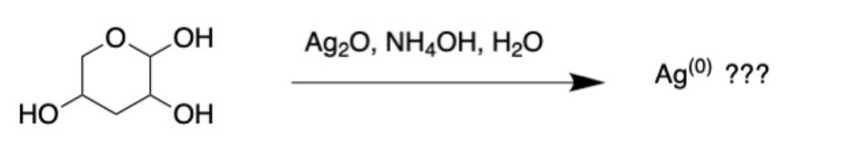 Solved ОН Ag2O, NH4OH, H2O Ag0) ??? НО ОН | Chegg.com