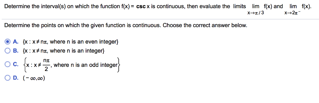 Solved Determine the interval(s) on which the function f(x)= | Chegg.com