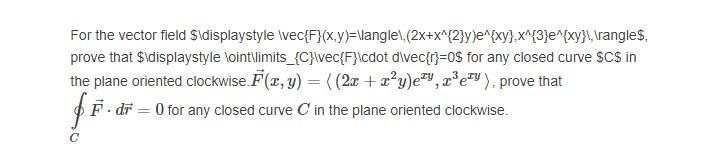 Solved For the vector field S\displaystyle | Chegg.com