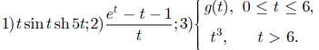 Solved Find the image of the original function using the | Chegg.com