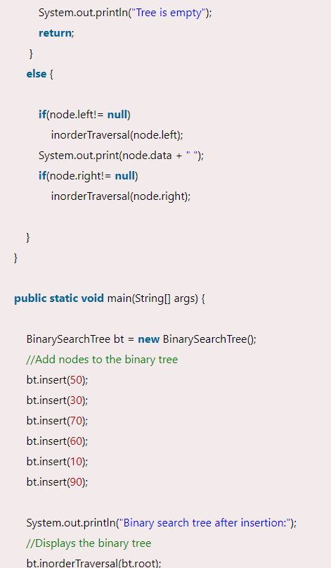 Solved Use the code attatched to implement the tree class | Chegg.com