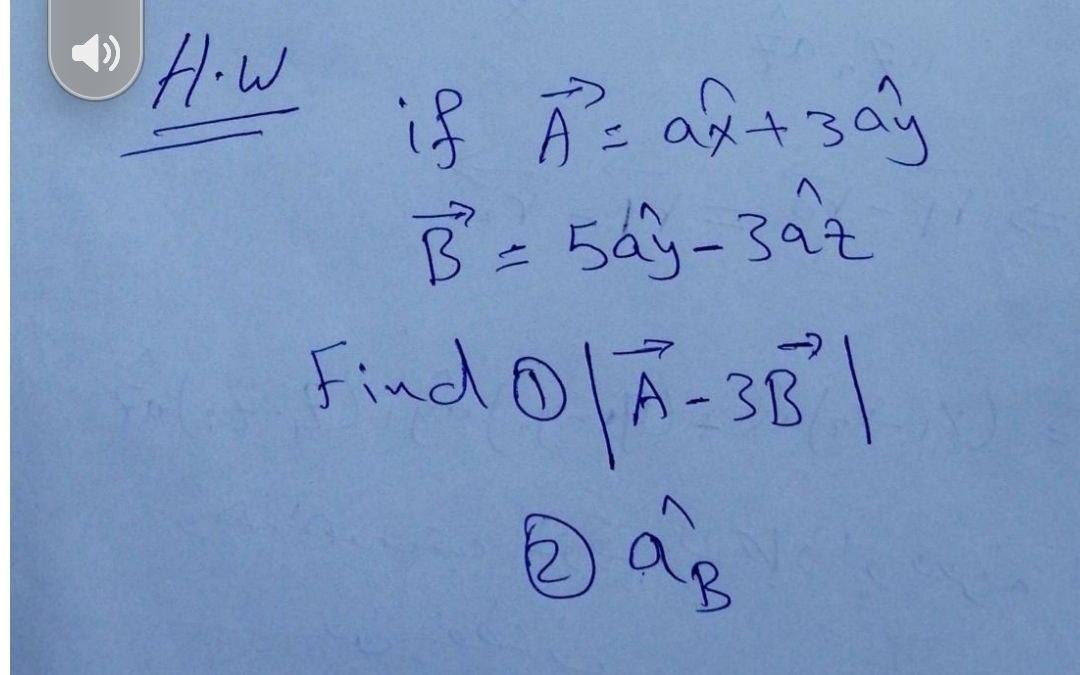 Solved How if Å adta B = 5a7-3a Find o Ã - 38² as | Chegg.com
