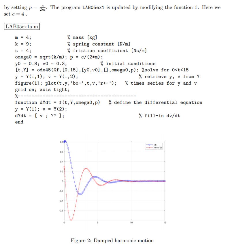 Solved 2. The energy of the mass-spring system is given by | Chegg.com