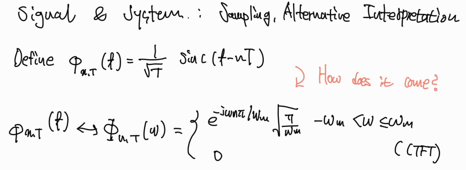 Solved Signal \& System.: Sampling, Alternative | Chegg.com