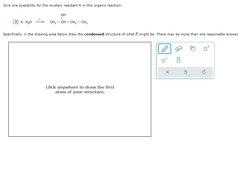 Solved Give one possibility for the mystery reactant R in | Chegg.com