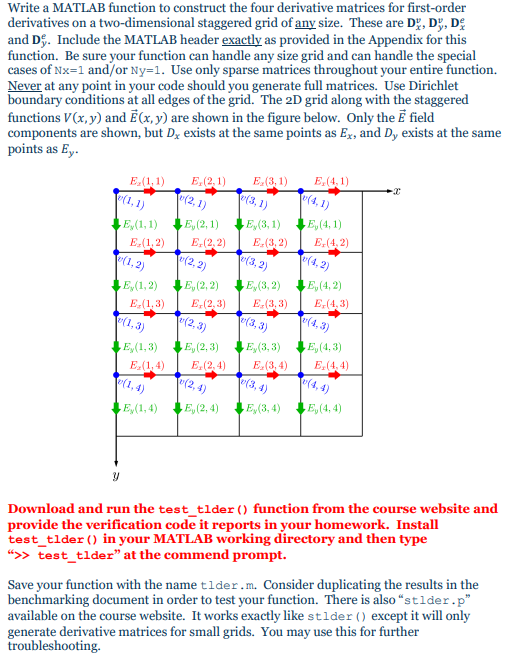 Solved Write a MATLAB function to construct the four | Chegg.com