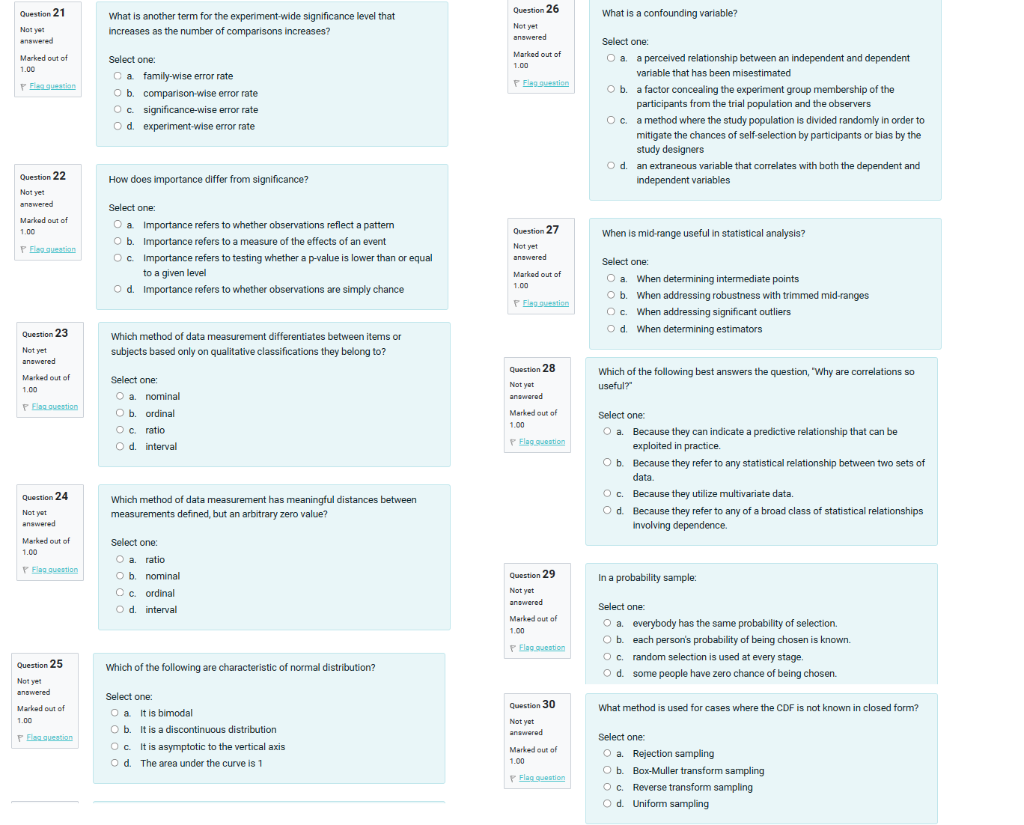 Solved Just answers only, no need to write explanations. | Chegg.com
