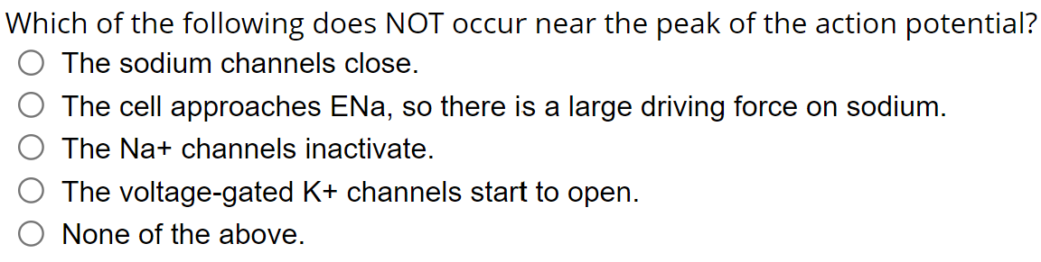Solved Why do action potentials usually travel | Chegg.com