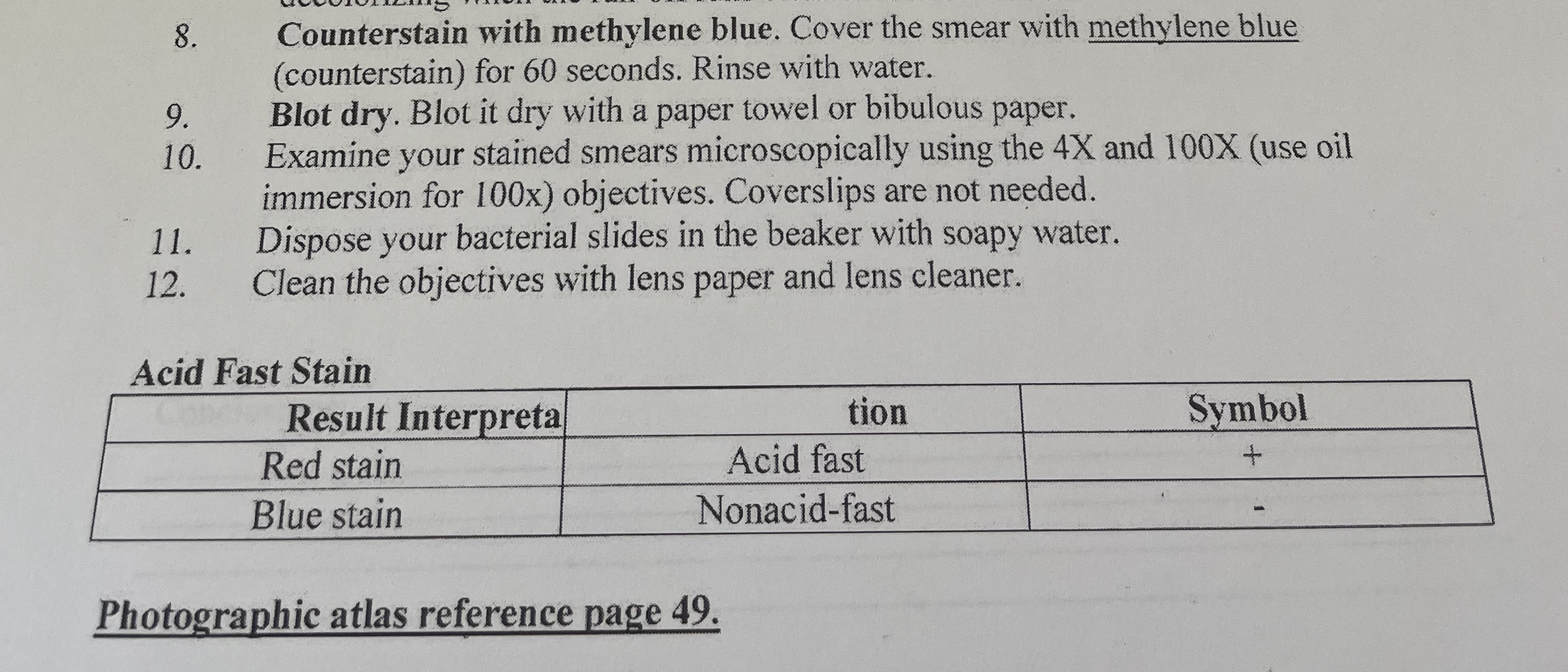 Solved 1. Prepare and fix a smear for each culture. Label | Chegg.com