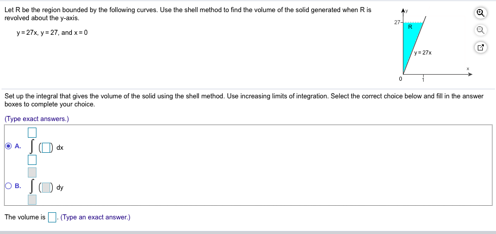 Solved Let R be the region bounded by the following curves. | Chegg.com