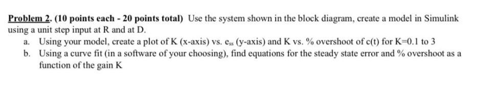 Solved Problem 2. (10 points each - 20 points total) Use the | Chegg.com