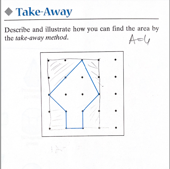 Solved Describe and illustrate how you can find the area by | Chegg.com