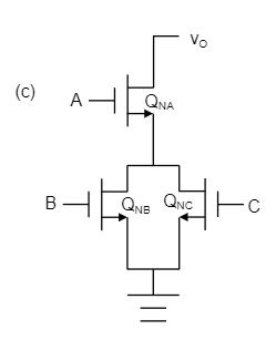 Solved Draw the corresponding PUN circuit for the given PDN | Chegg.com