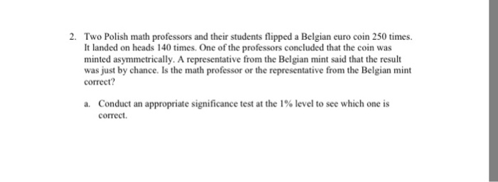 Solved Two Polish math professors and their students flipped | Chegg.com