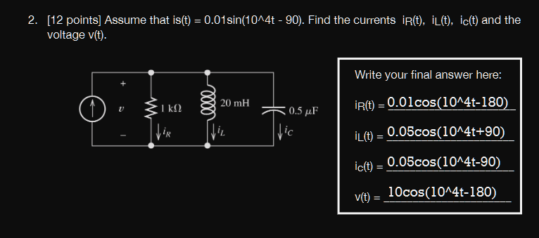 Perform source transformations, current division | Chegg.com