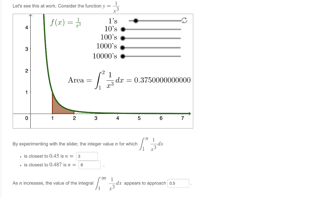 Solved One kind of improper integral occurs when we | Chegg.com