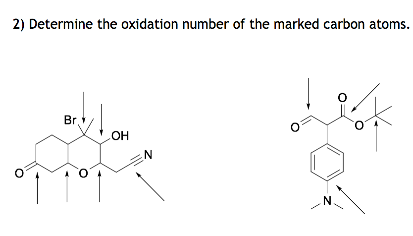 Solved 2 Determine The Oxidation Number Of The Marked