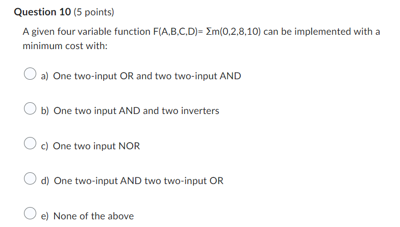 A Given Four Variable Function 