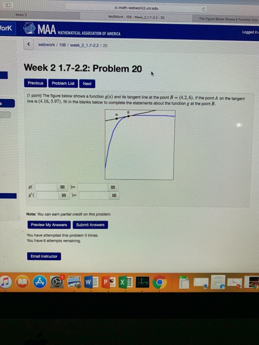 Solved Week 2 WeBWorK : 106: Week 21.7-22:20 The Figure | Chegg.com Solved Week 2 WeBWorK : 106: Week 21.7-22:20 The Figure | Chegg.com