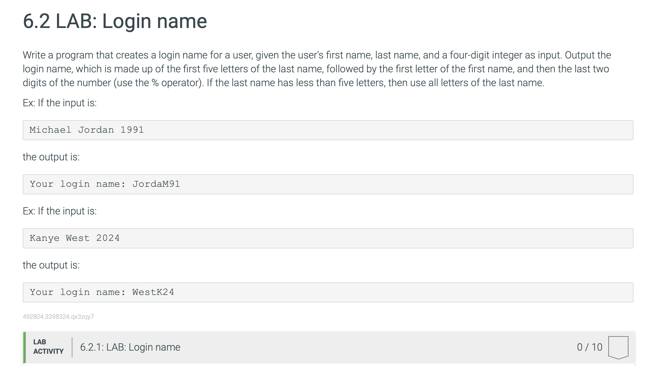 Solved In JAVA PLEASE: Write a program that creates a login | Chegg.com