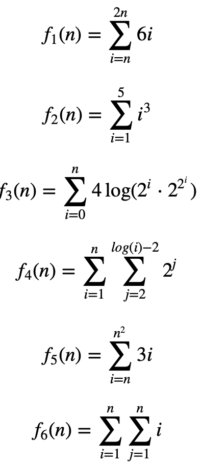Solved Arrange the functions in order of growth, from | Chegg.com