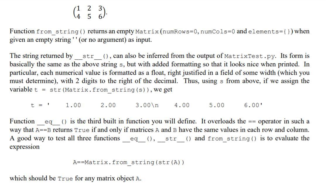 Solved In This Assignment You Will Write A Python Class 7442