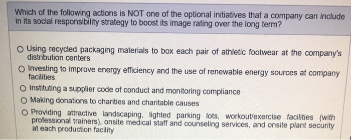 Solved Which of the following actions is NOT one of the | Chegg.com