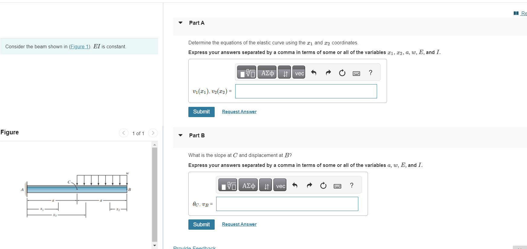 Solved Determine The Equations Of The Elastic Curve Using