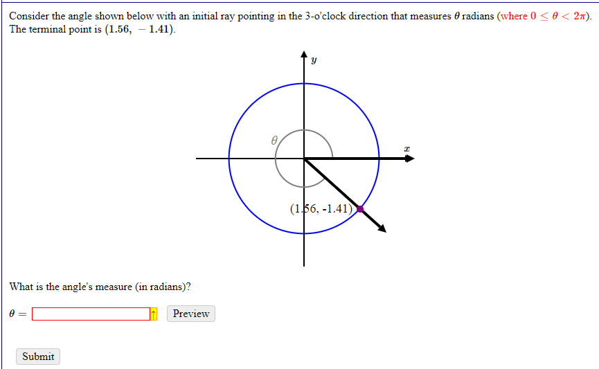 Solved Consider the angle shown below with an initial ray | Chegg.com
