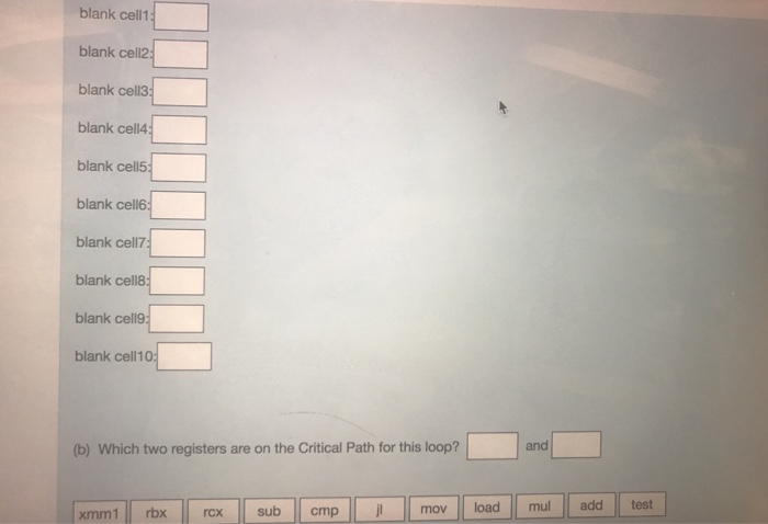 Solved Consider the following x86-64 assembly code for an | Chegg.com